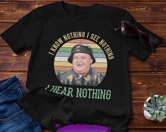 Sergeant Schultz Shirt | Etsy