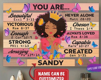 Black Girl Decor | Etsy