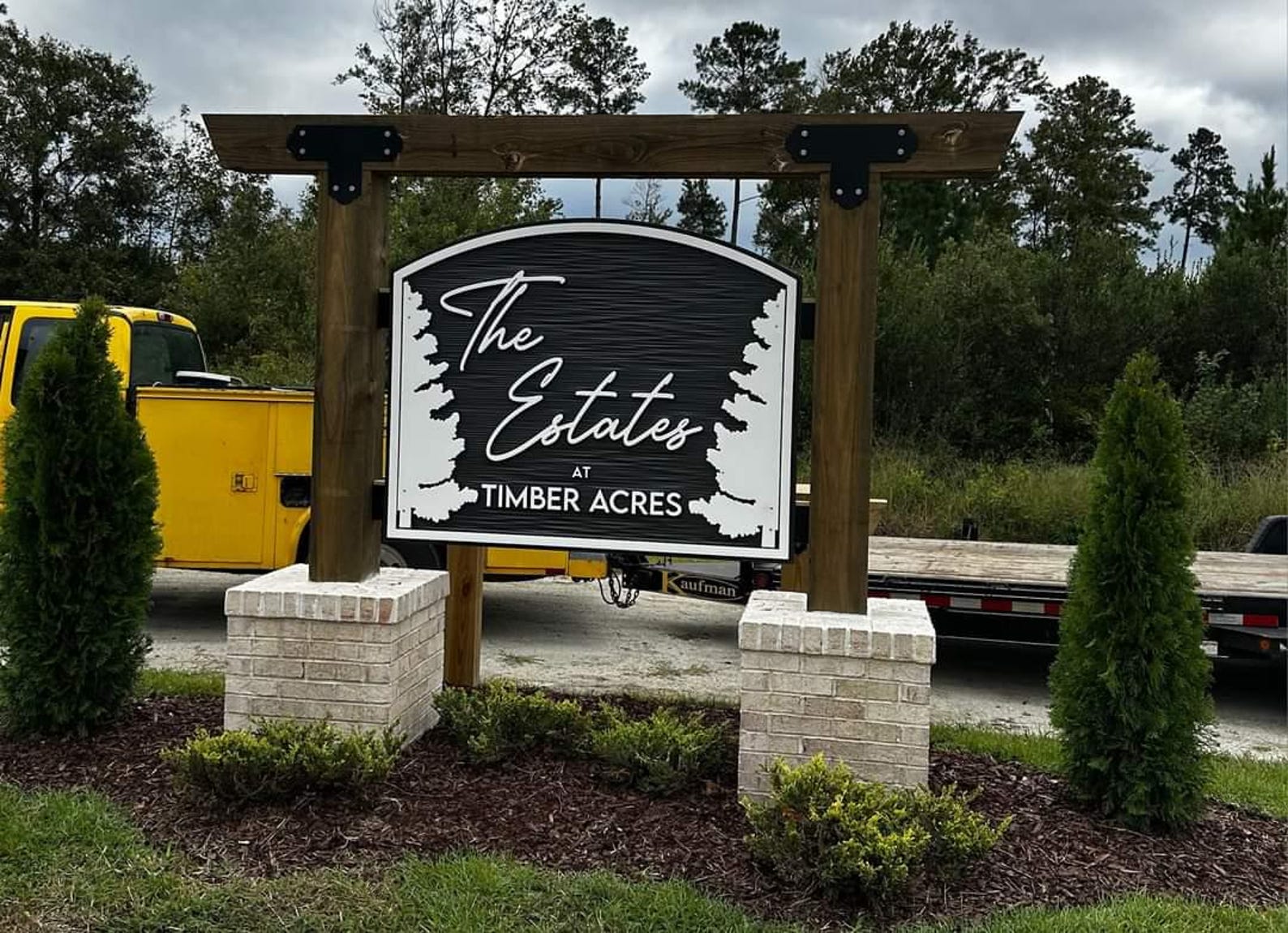 Custom Neighborhood Entrance Sign | Personalized Subdivision Sign in ...