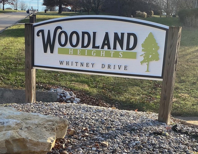 Large 46 X 72 Neighborhood, Subdivision, Development, Community Signs ...