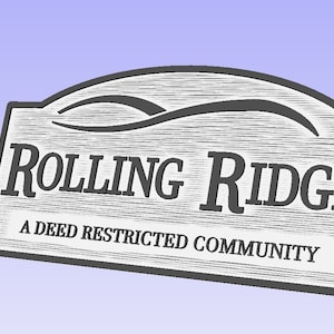 Large 46" X 95" Neighborhood, Subdivision, Development, Community Signs ...