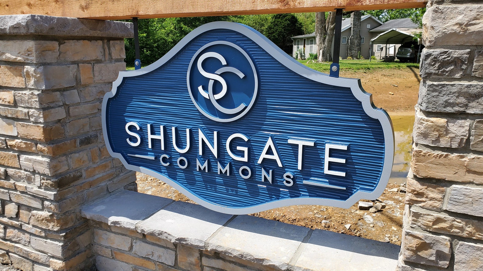 Medium 37" X 62" Neighborhood, Subdivision, Development, Community ...