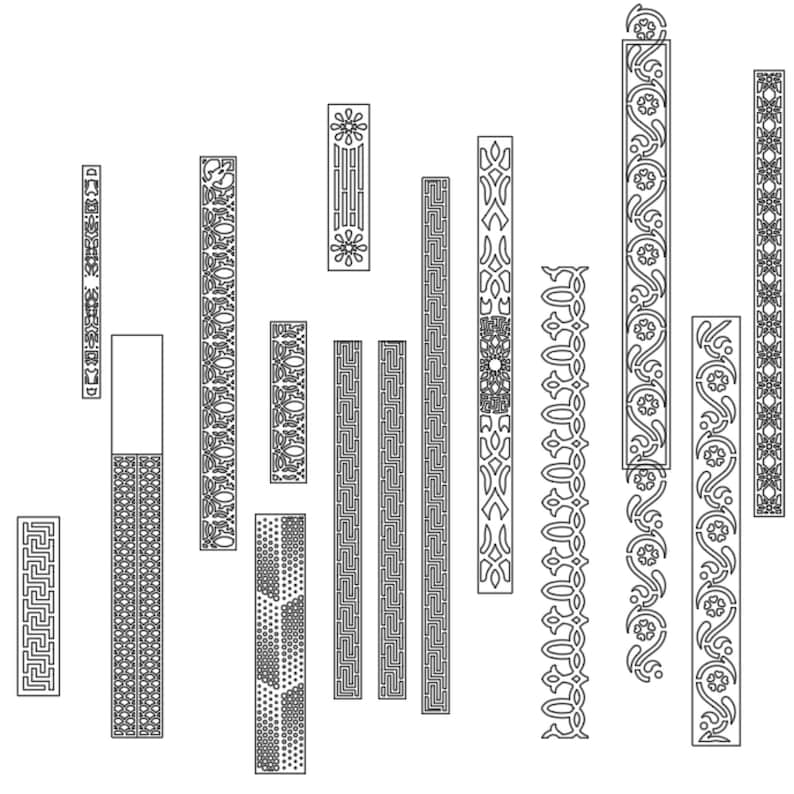 70+ Laser Cut CNC Files Bundle | DXF, DWG, Autocad Files (digital ...