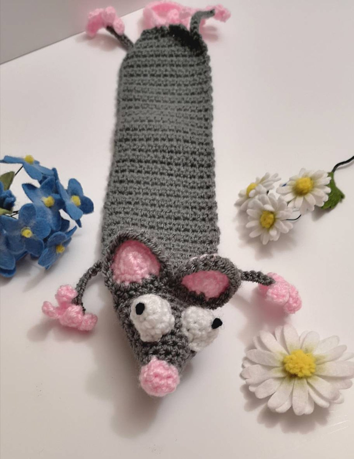 Rat Squished Bookmark Animal bookmark Animal Book worm | Etsy