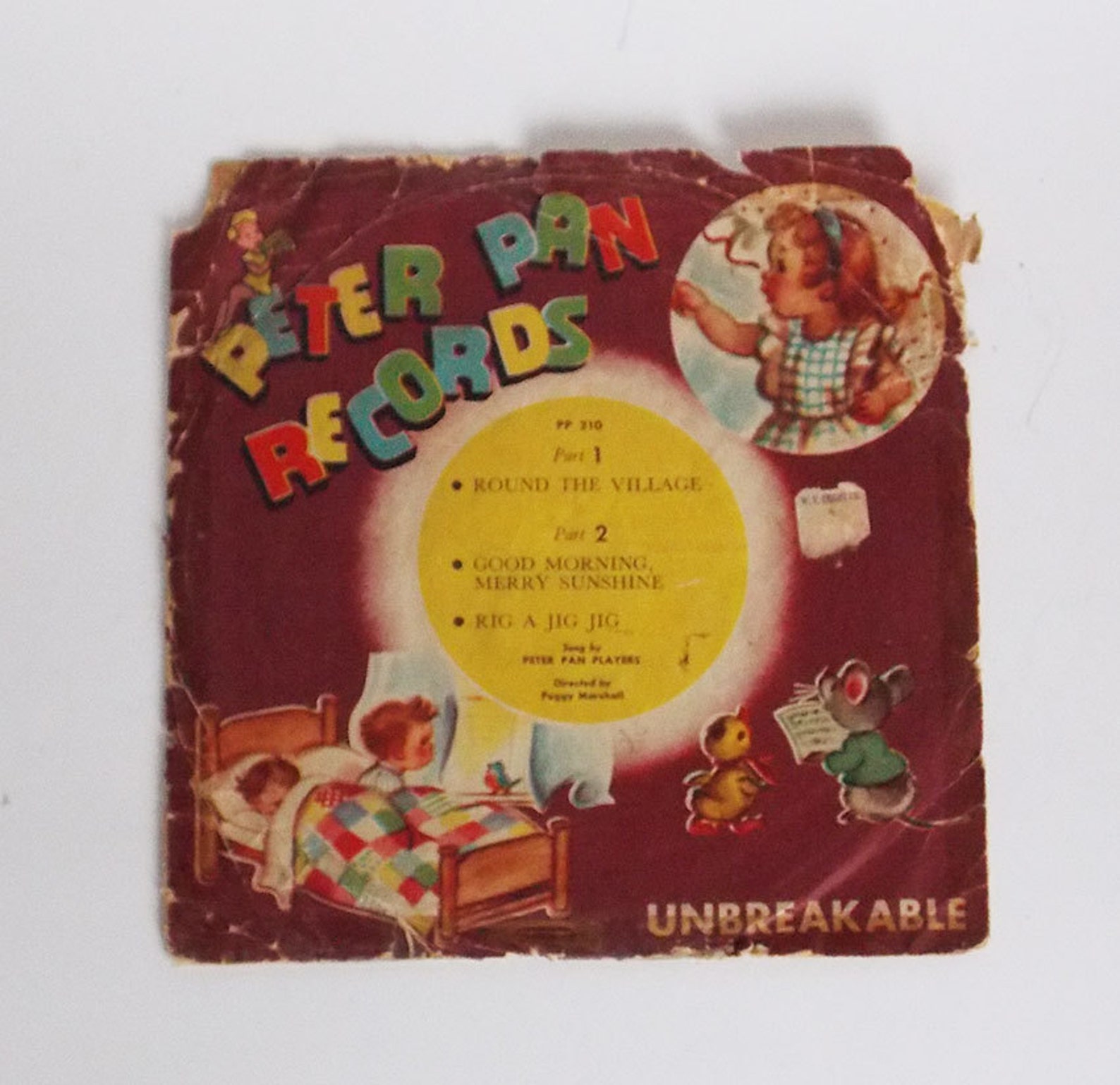 1948 Vintage Peter Pan Record Directed by Peggy Marshall - Etsy