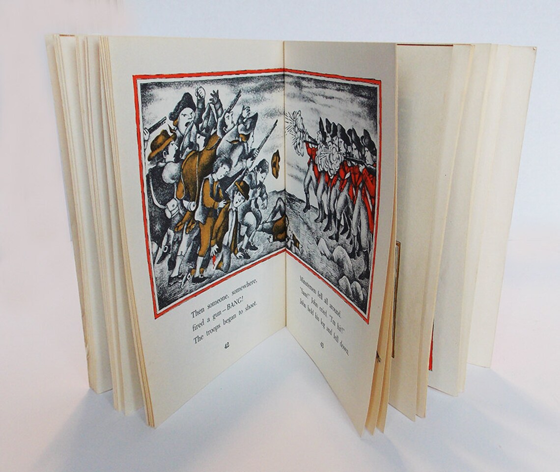 Vintage Children's Book, Sam the Minuteman, 1st Printing - Jan. 1972 ...