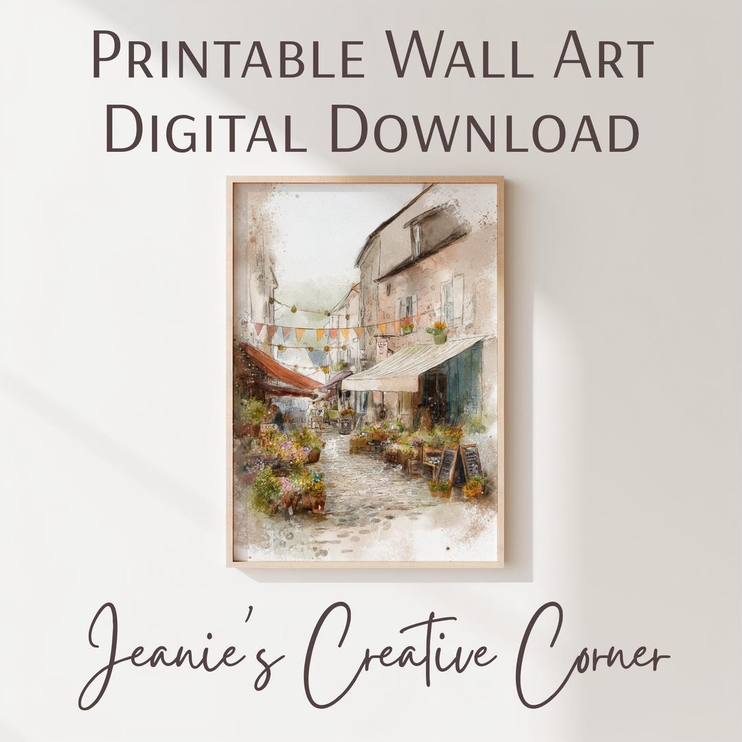 Cottagecore Printable Wall Art, Digital Download, Vintage Quaint ...