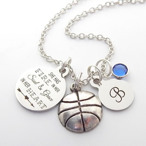 Basketball Gift-basketball Necklace-sport Jewelry-girls Basketball Team ...