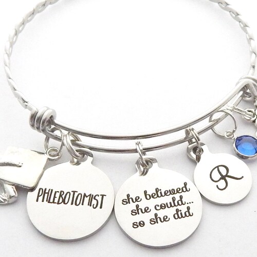 Personalized Phlebotomist Gift Phlebotomy Jewelry I Stick - Etsy