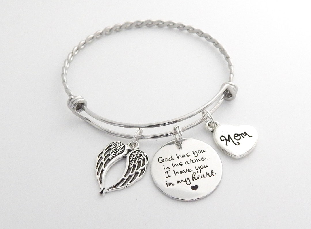 Sympathy BRACELET, Memorial Grief Gift Mother, Loss of Mom, Dad ...