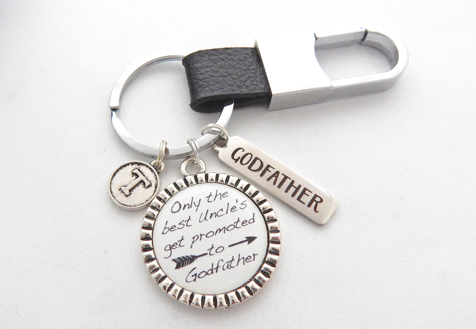 Godfather-godfather Keychain- Godfather Gifts-jewelry-thank You ...