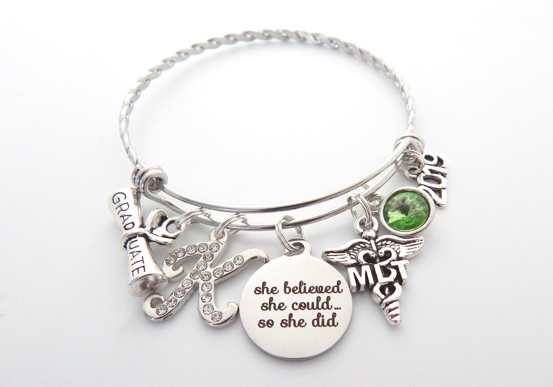 Medical Lab Technician Gift-medical Lab Tech Graduation Bracelet ...