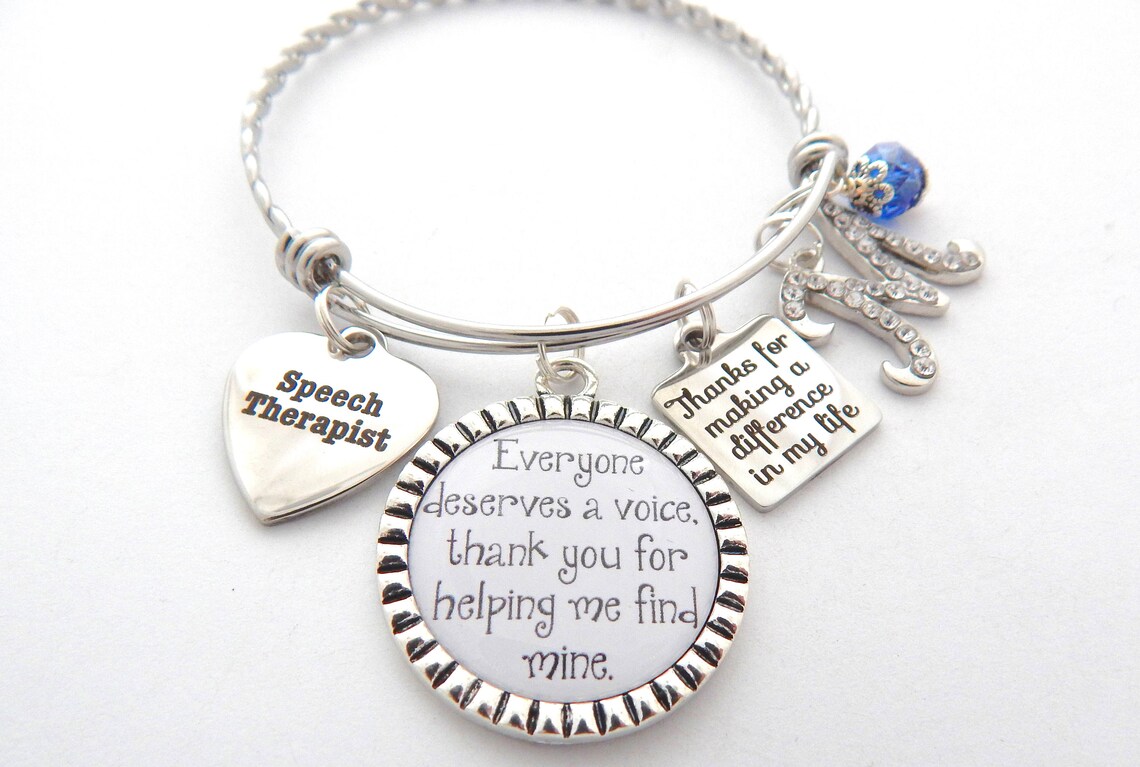 Speech Language Pathologist Gift SLP Gifts SLP Bracelet - Etsy