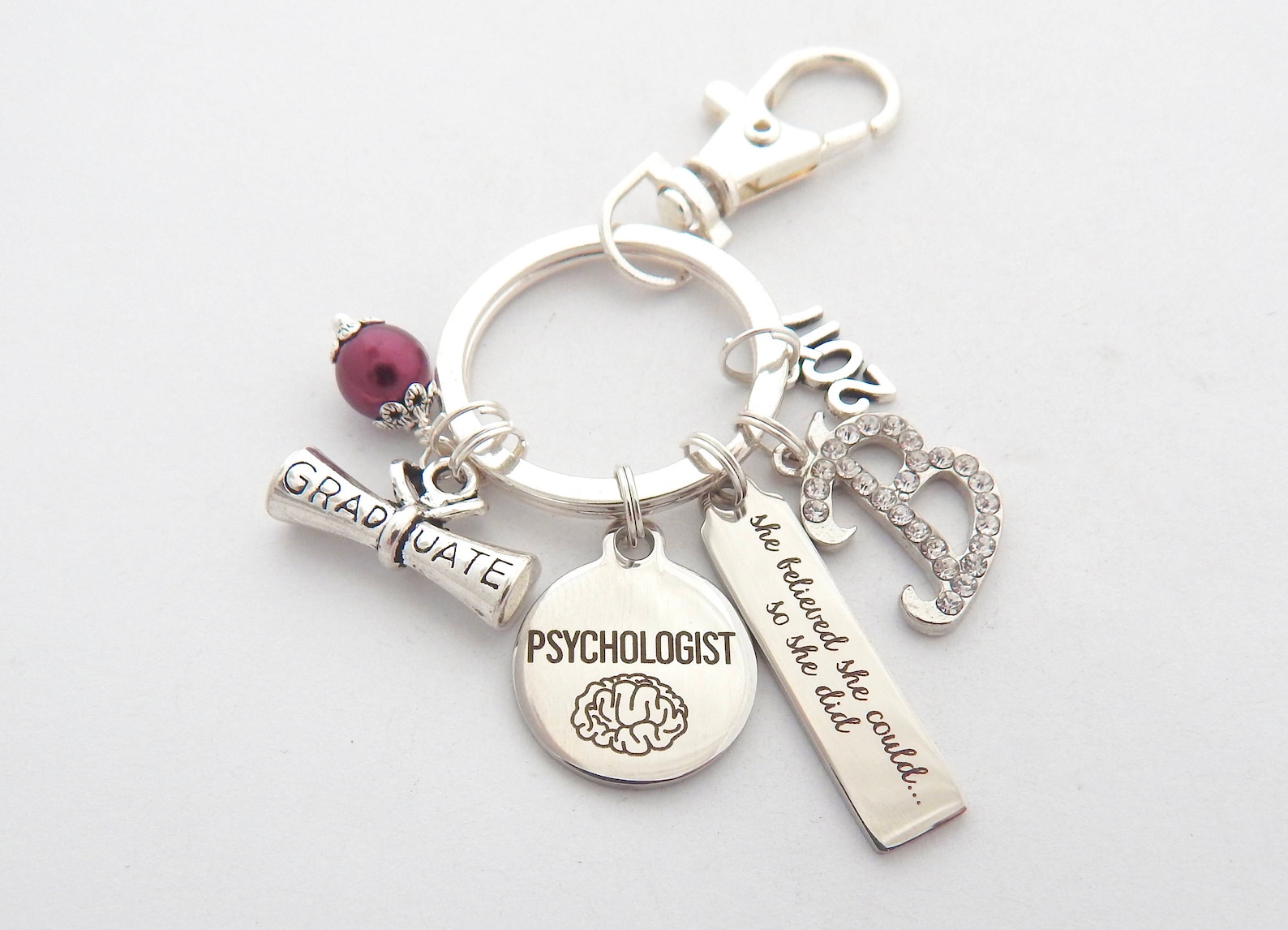 THERAPIST Gift-therapist Graduation Keychain- Child Therapist-child ...