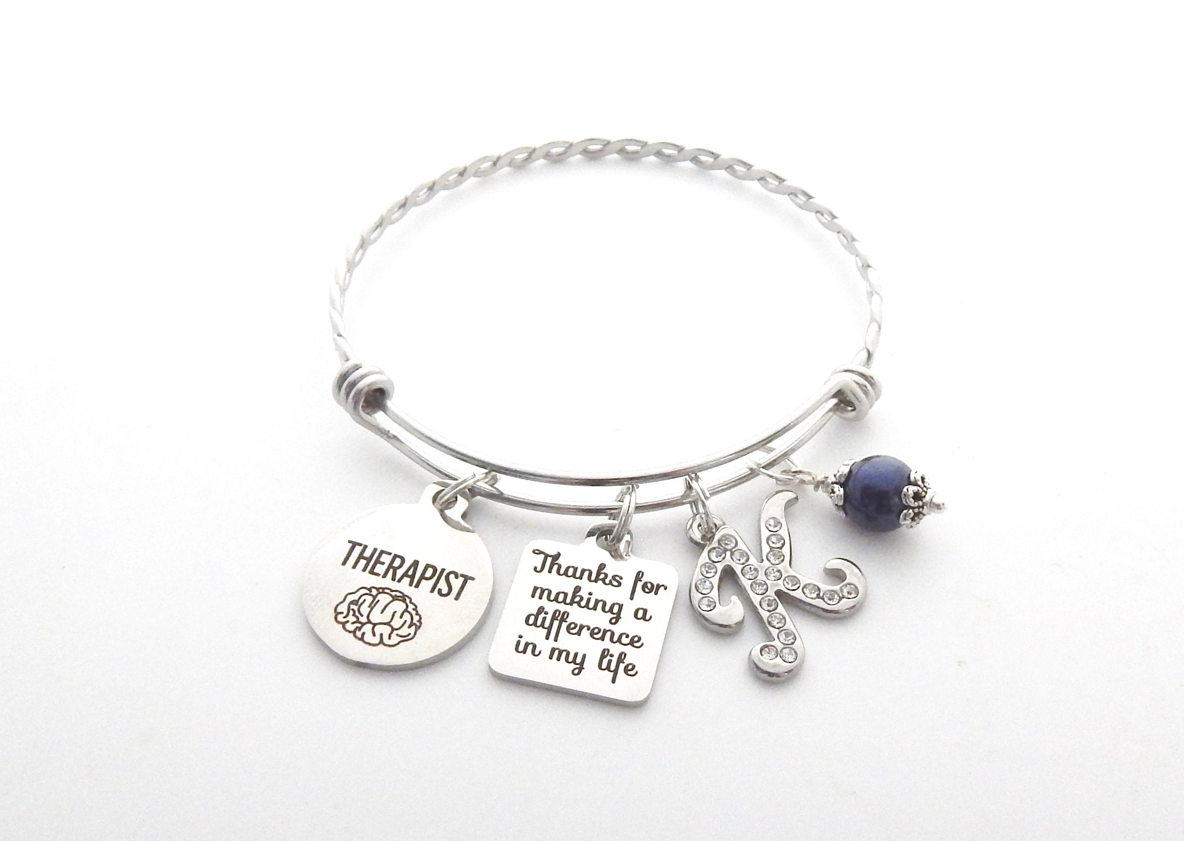 Speech Language Pathologist Gift, SLP Gifts, SLP Bracelet, Personalized ...
