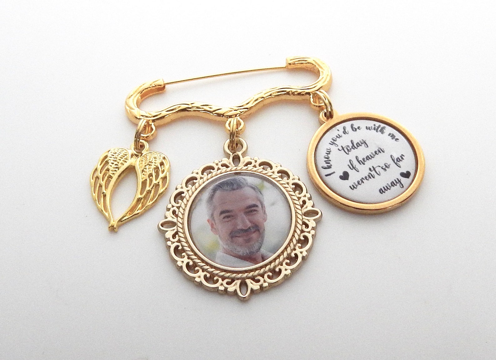 Groom Boutonniere Lapel Pin for Groomsmen Gift for GROOM, Memorial Pin ...