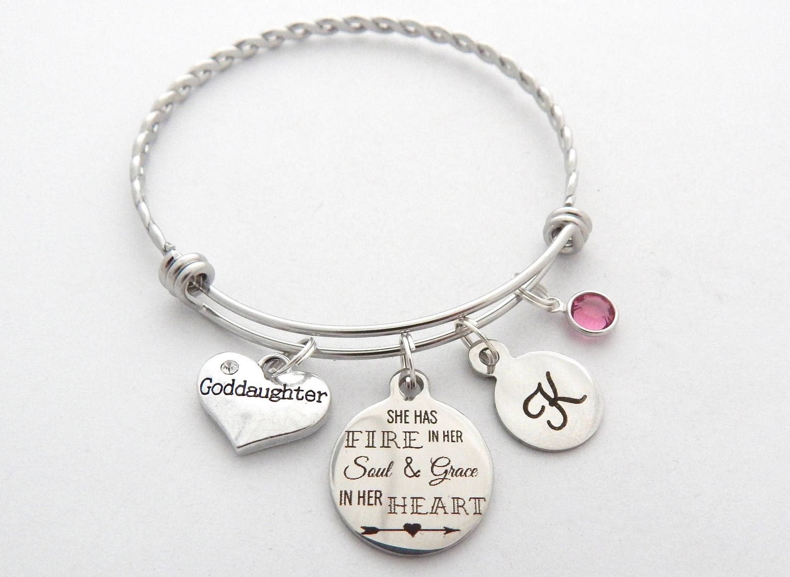 GODDAUGHTER Gift-personalized Goddaughter Bracelet Godchild - Etsy