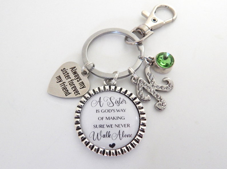 SISTER Gift From Sister, Best Friend Keychain-gift for SISTER Keychain ...