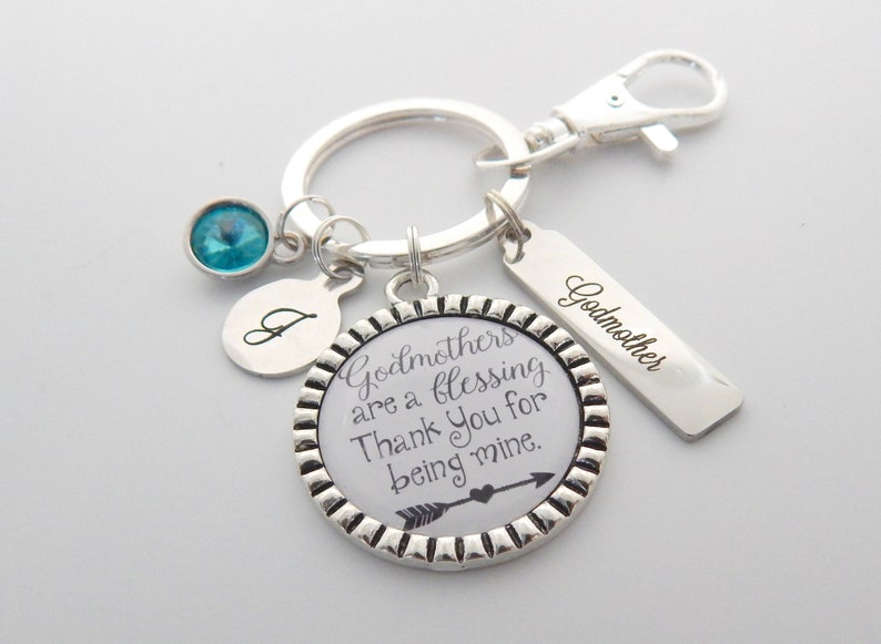 GODMOTHER KEYCHAIN-Godmother GIFT-Godmother Keyring-Gift from | Etsy
