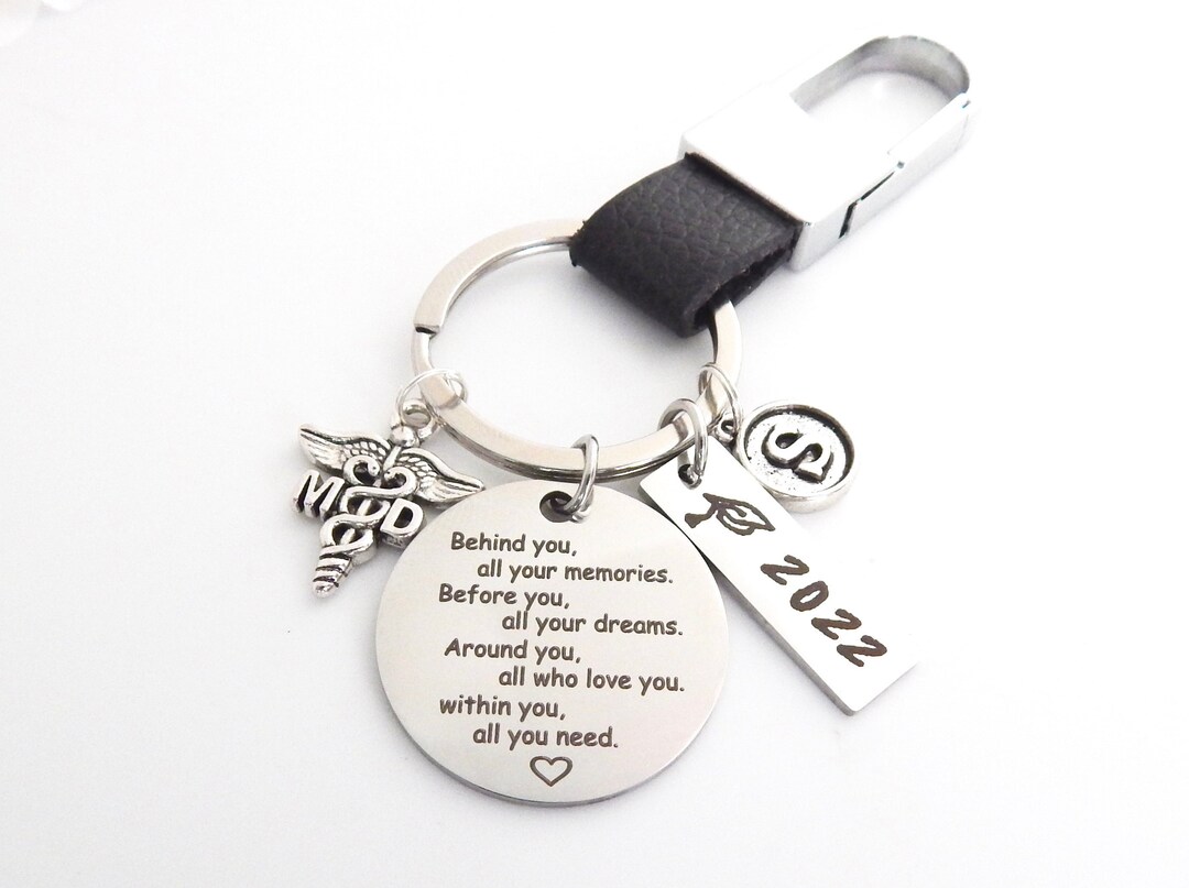 Medical Doctor MD Graduation Gift Keychain, Gifts for Him Gifts for Her ...