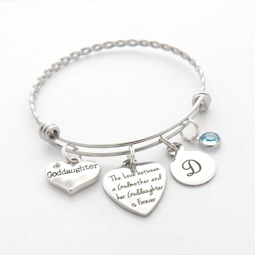 GODDAUGHTER Gift-personalized Goddaughter Bracelet Godchild - Etsy