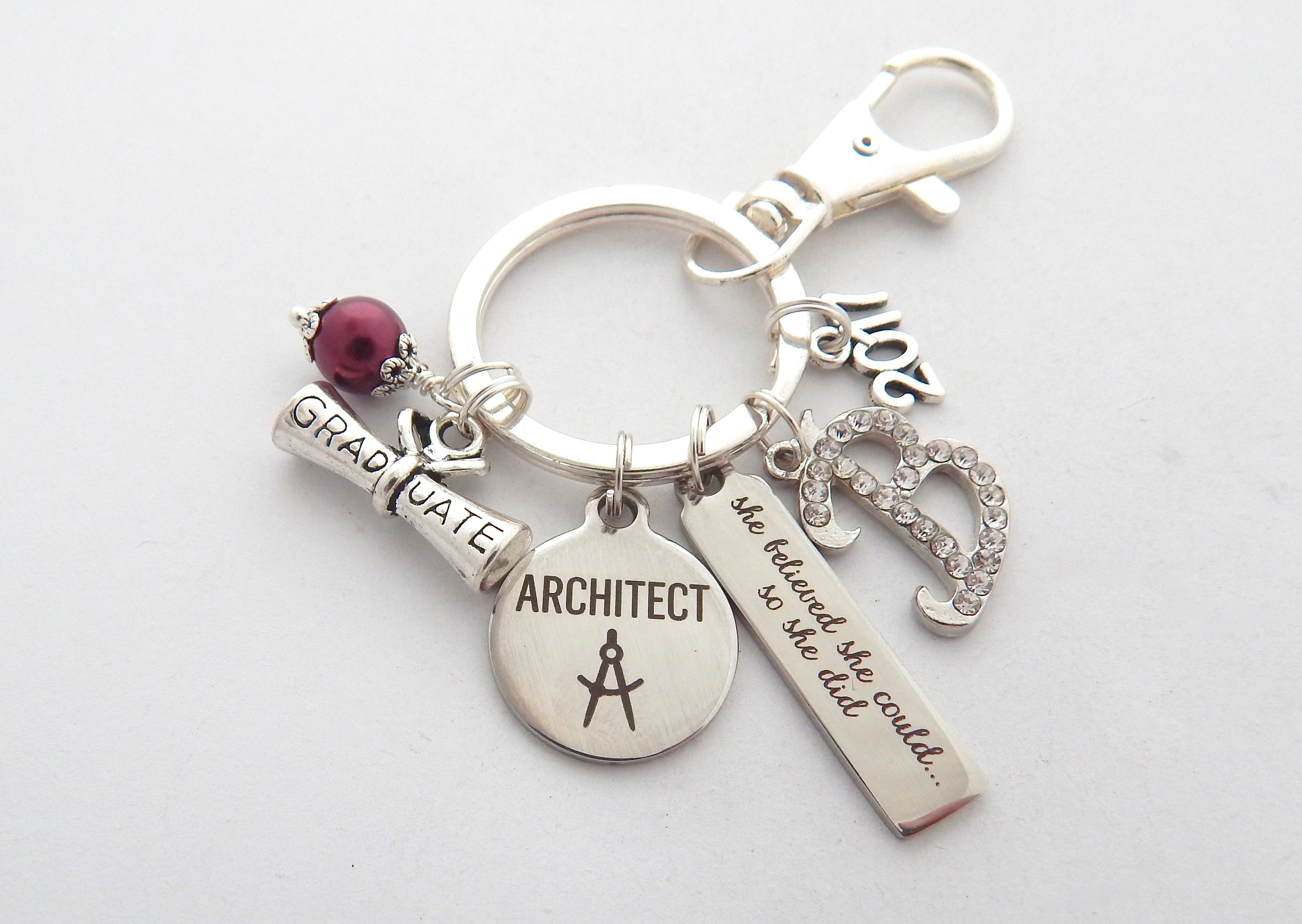 Architect KEYCHAIN Architect Graduation Gift Architect | Etsy