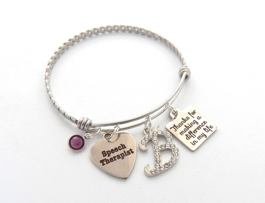 Speech THERAPIST Gift, Speech Therapist Bracelet, Gifts for Speech ...