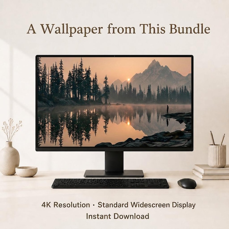 Desktop PC Laptop Wallpapers 4K Bundle ,20 Sunset Paintings Vol 2 | 16: ...