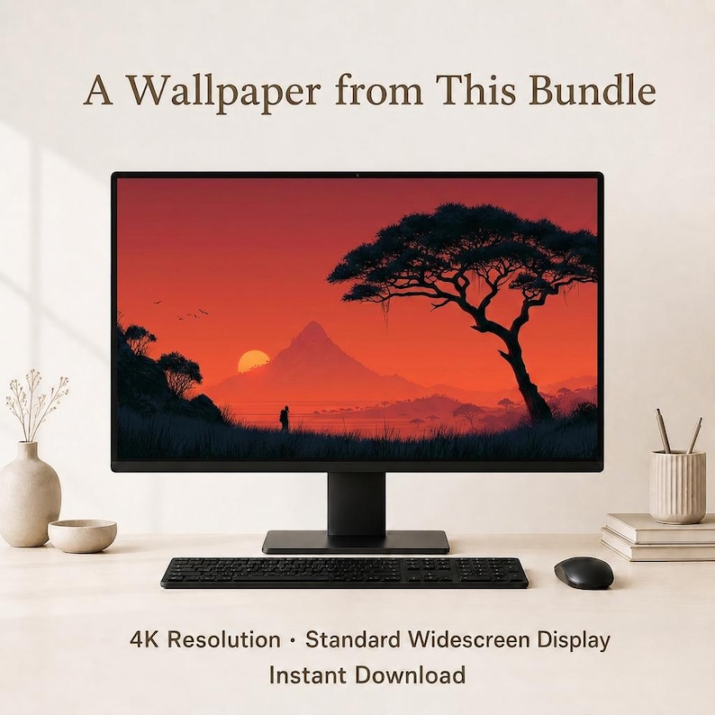 Laptop PC Wallpaper Collection 100 Sunset Mega Bundle | 4K Desktop ...