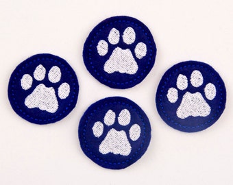 Royal blue paw print | Etsy