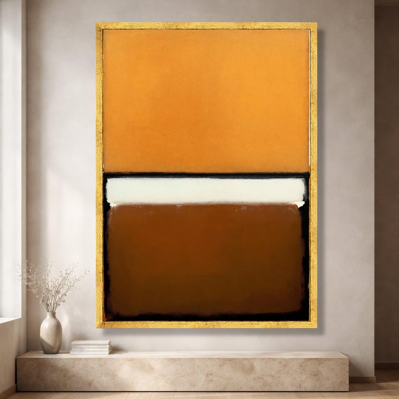 Mark Rothko Abstract Color Fields Canvas Wall Art, Premium Museum ...