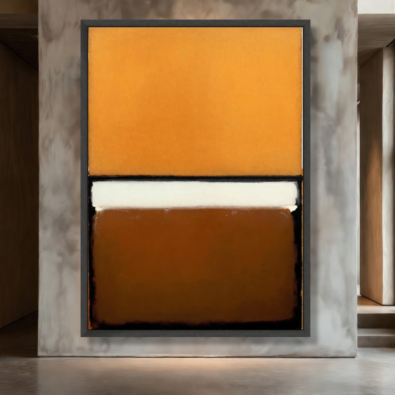 Mark Rothko Abstract Color Fields Canvas Wall Art, Premium Museum ...