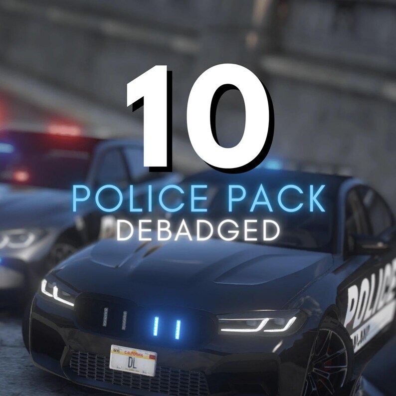 Fivem Debadged Police Pack – 10 Non‑els Vehicles (cars, Bus, Heli ...