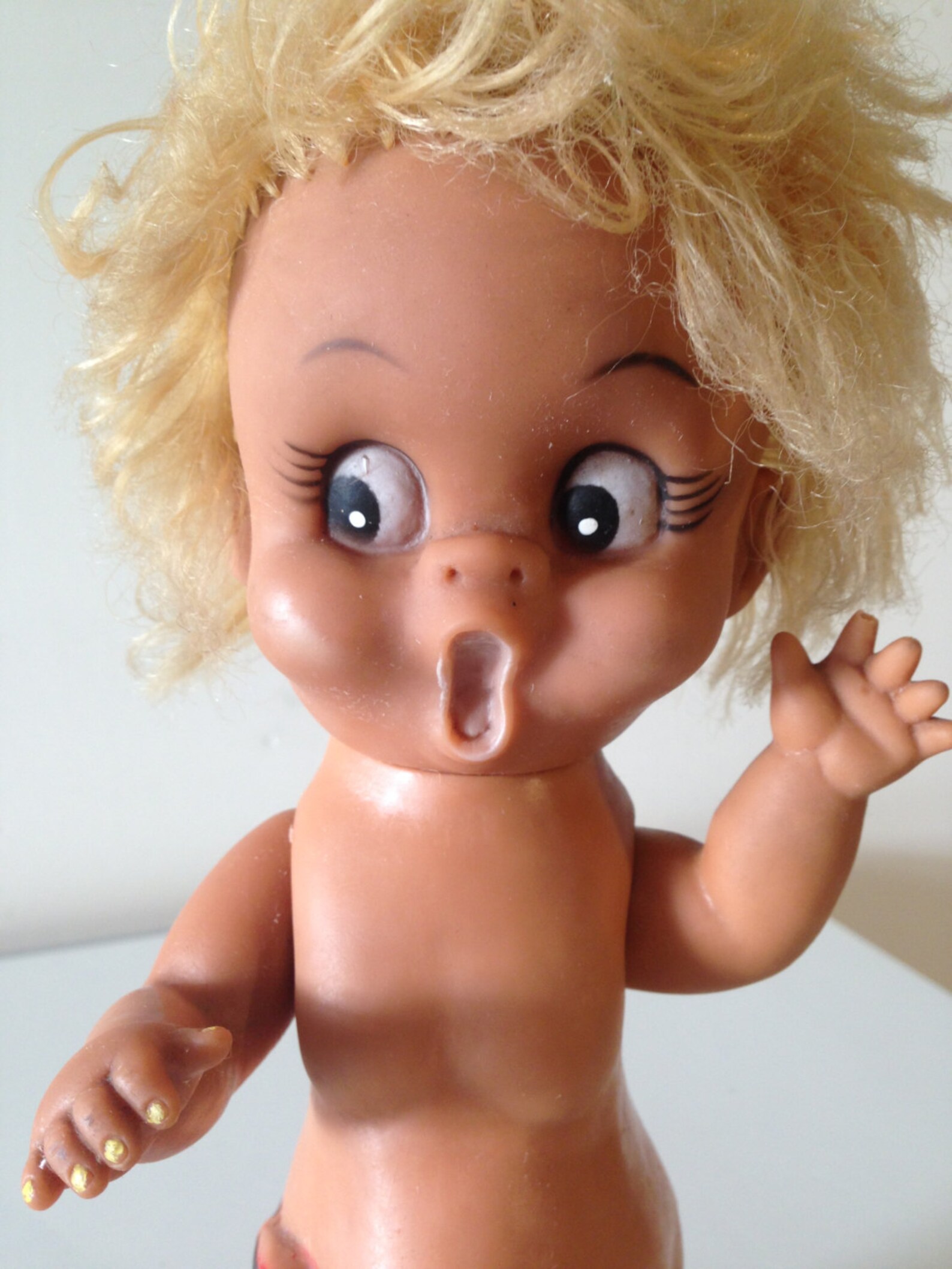 VTG 70s Cheeky Doll // Oe La La // Kewpie Style // Bare - Etsy