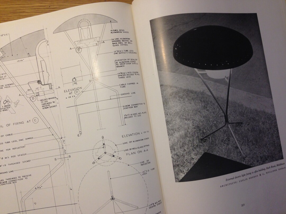 Design Blueprint Book // Mid Century Modern //architects Detail Sheets ...