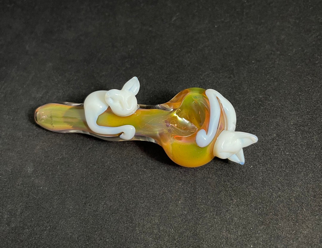 Sleepy Kitty Family Pipe - Etsy