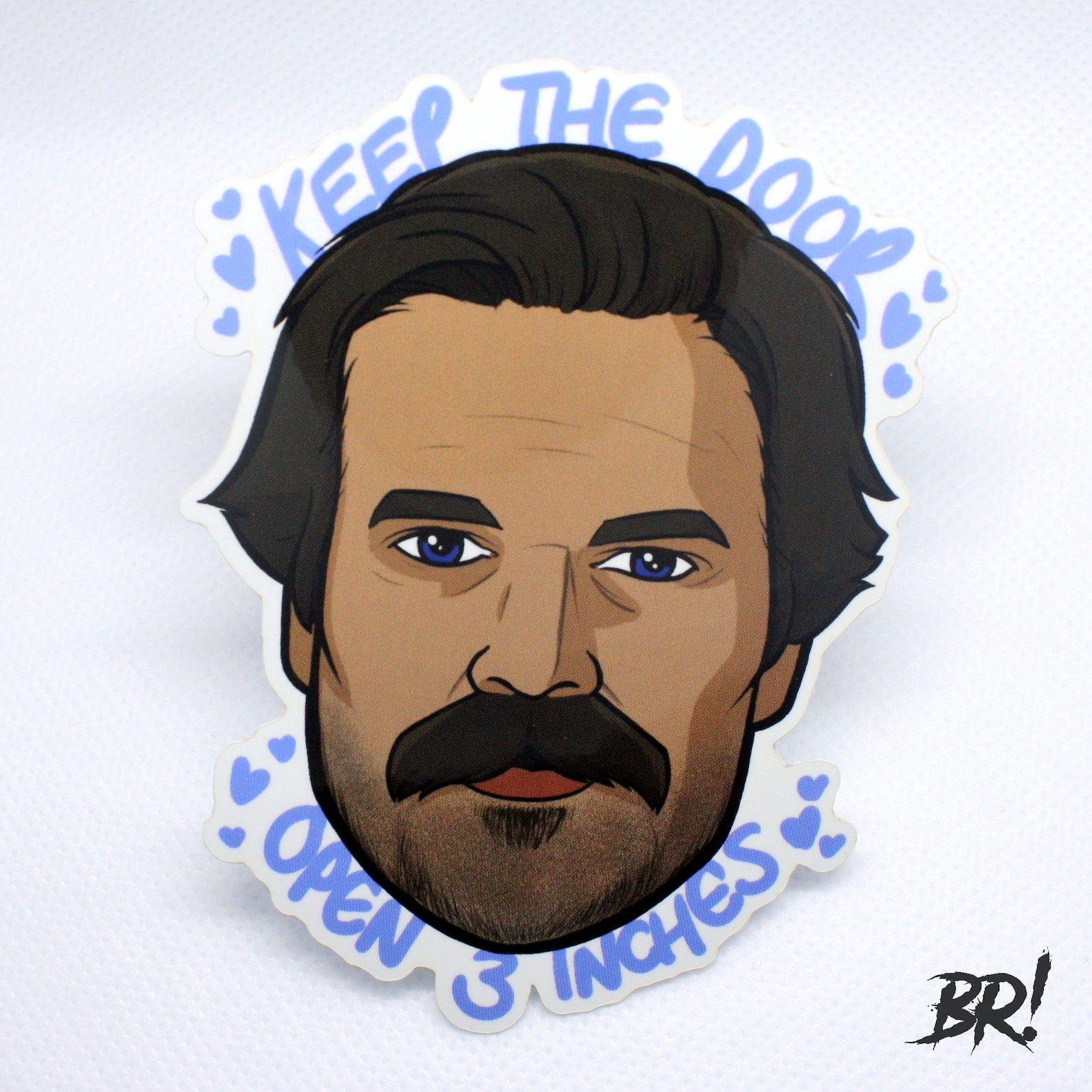 Stranger Things Hopper 3 Inches Vinyl Sticker | Etsy