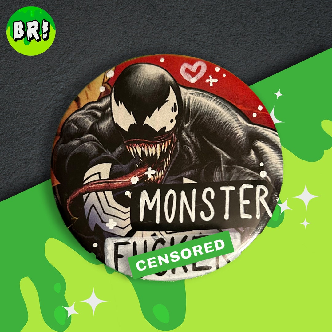 Monster Fcker Venom 58mm Pin Badge D&D, Dungeons and Dragons, Cryptids ...