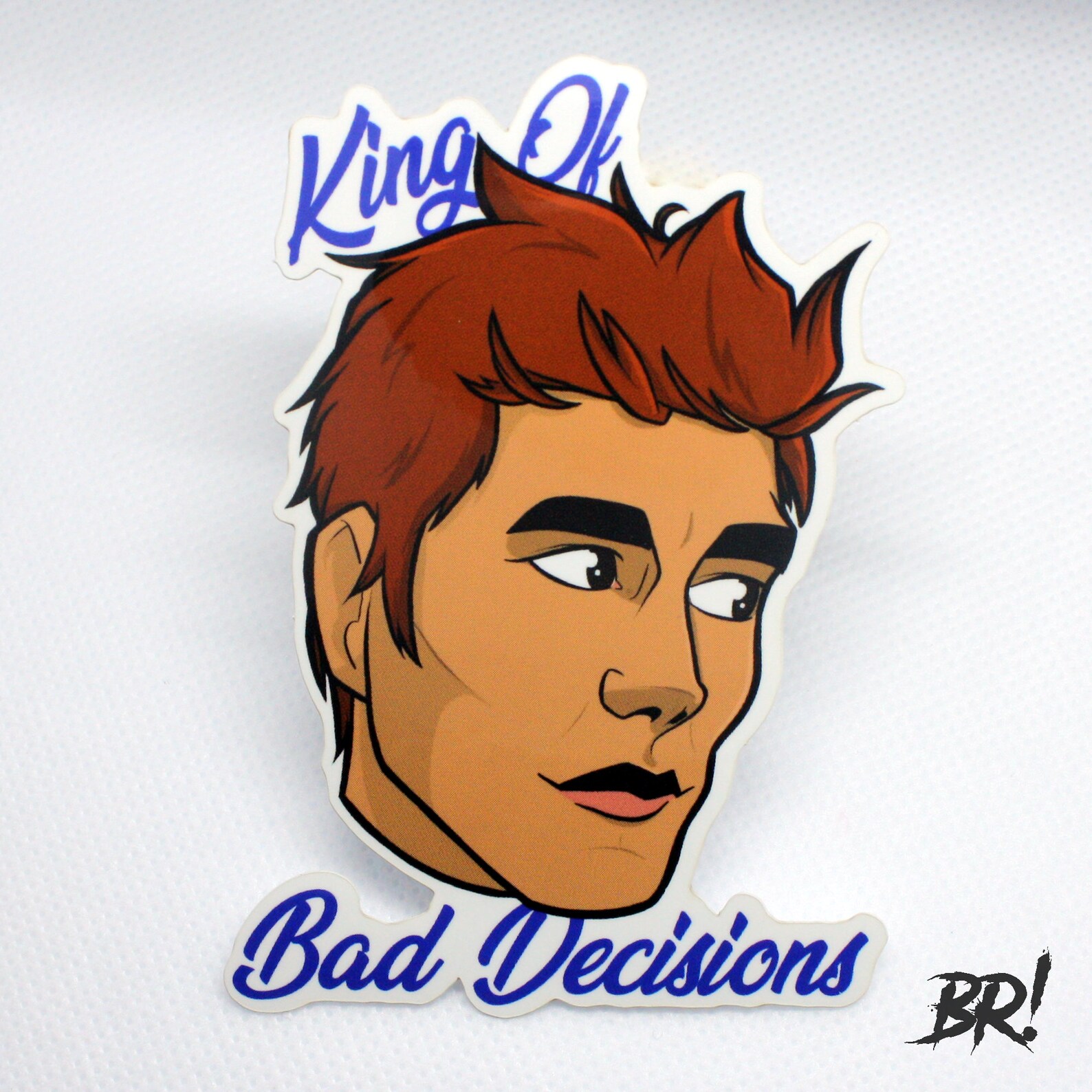 Riverdale Archie 'king of Bad Decisions' Vinyl Sticker - Etsy