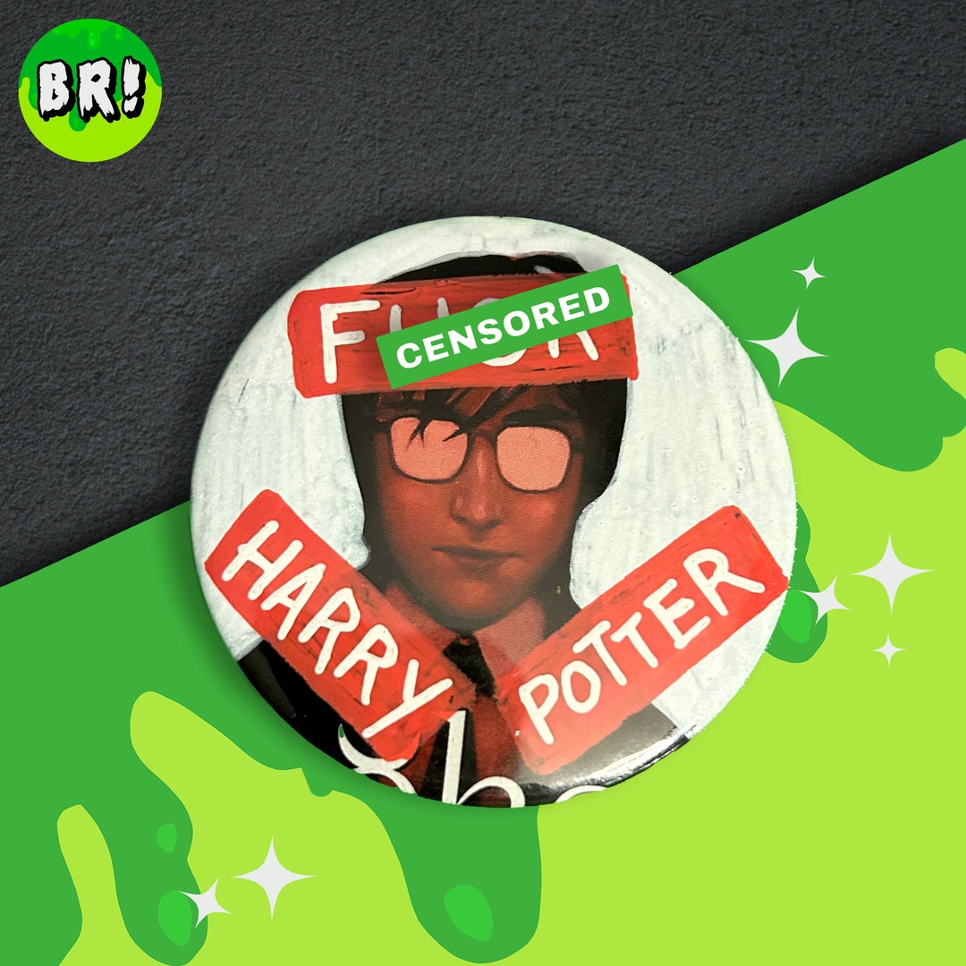 Fck Harry Potter 58mm Pin Badge Comics Antifa TERF JK - Etsy