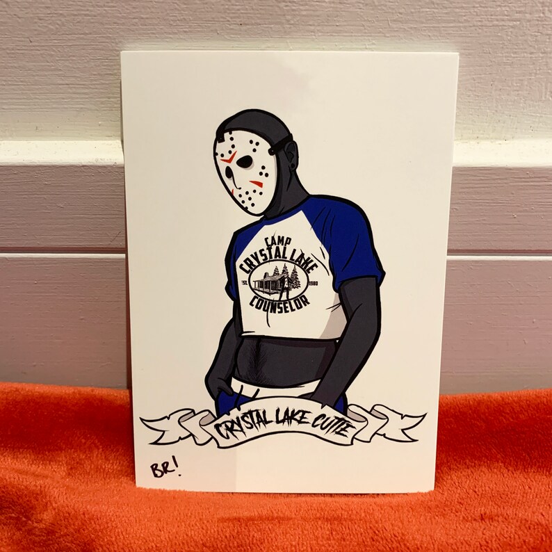 Horror Hotties Pin-up A6 Mini Prints Sexy Slashers Dead by - Etsy