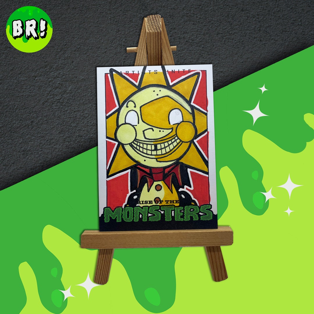 Sundrop, FNAF Trading Sketch Card Five Nights at Freddy's Security ...