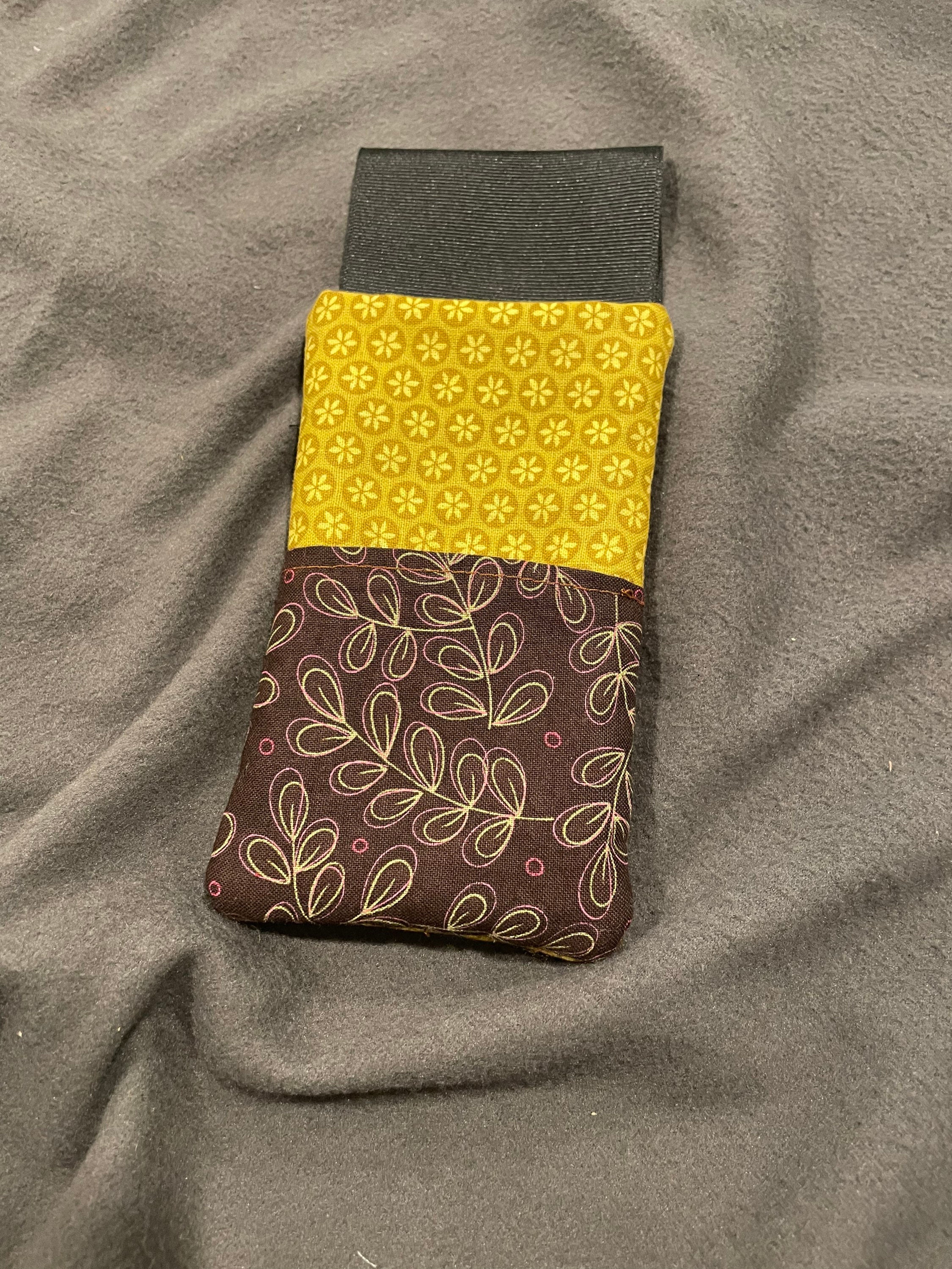 Phone Pouch - Handmade Fabric With Belt Loop and Pocket - Etsy