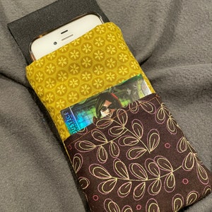Phone Pouch - Handmade Fabric With Belt Loop and Pocket - Etsy