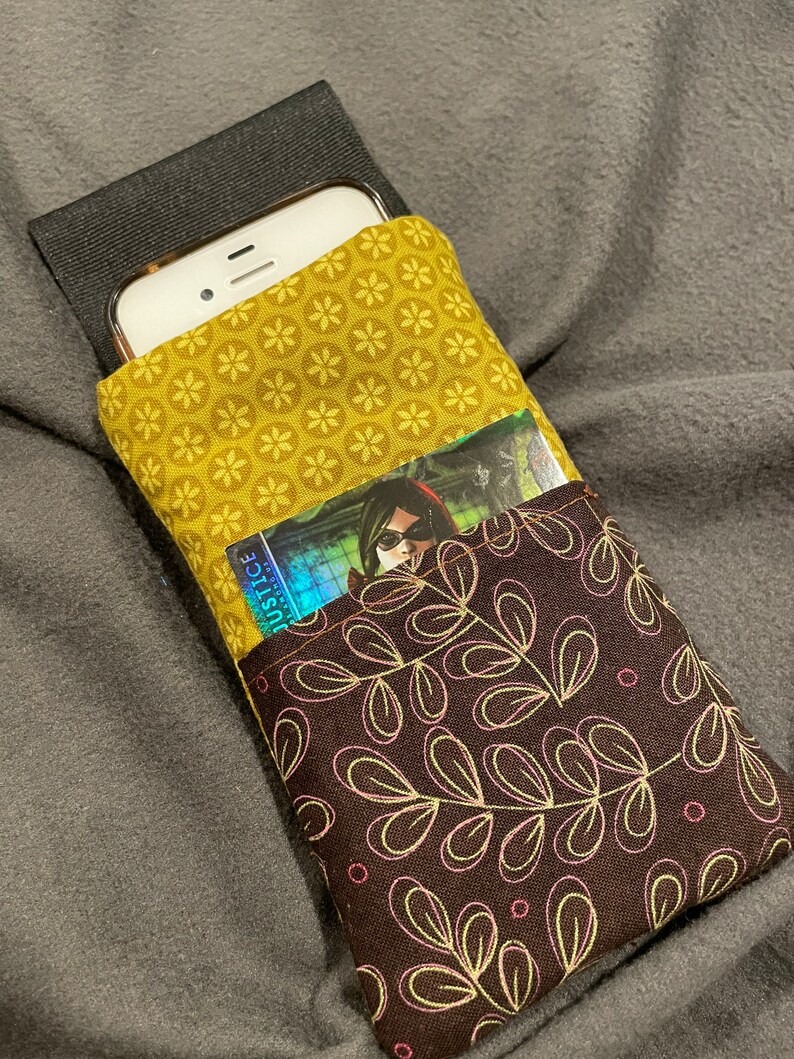 Phone Pouch - Handmade Fabric With Belt Loop and Pocket - Etsy