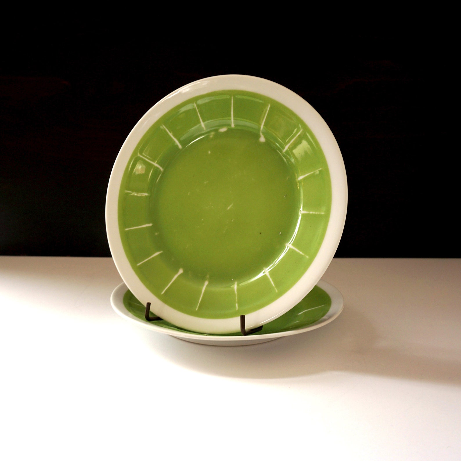 Vintage Green Dinnerware Victoria China Czechoslovakia 1940s - Etsy UK