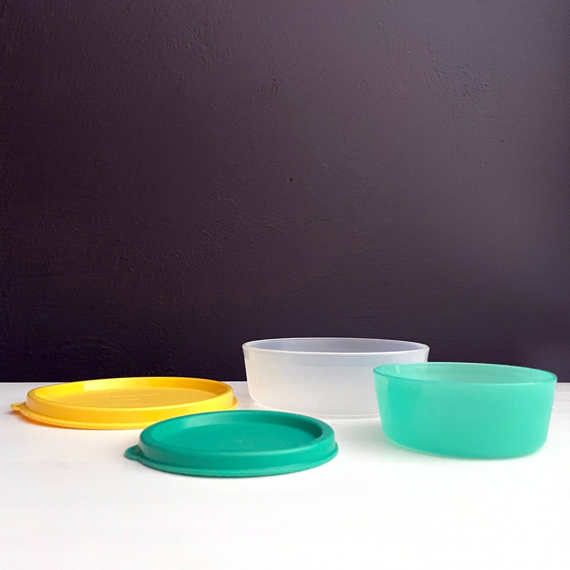 Vintage Tupperware Set of 2 Little Wonders Bowl Tiny Solid - Etsy