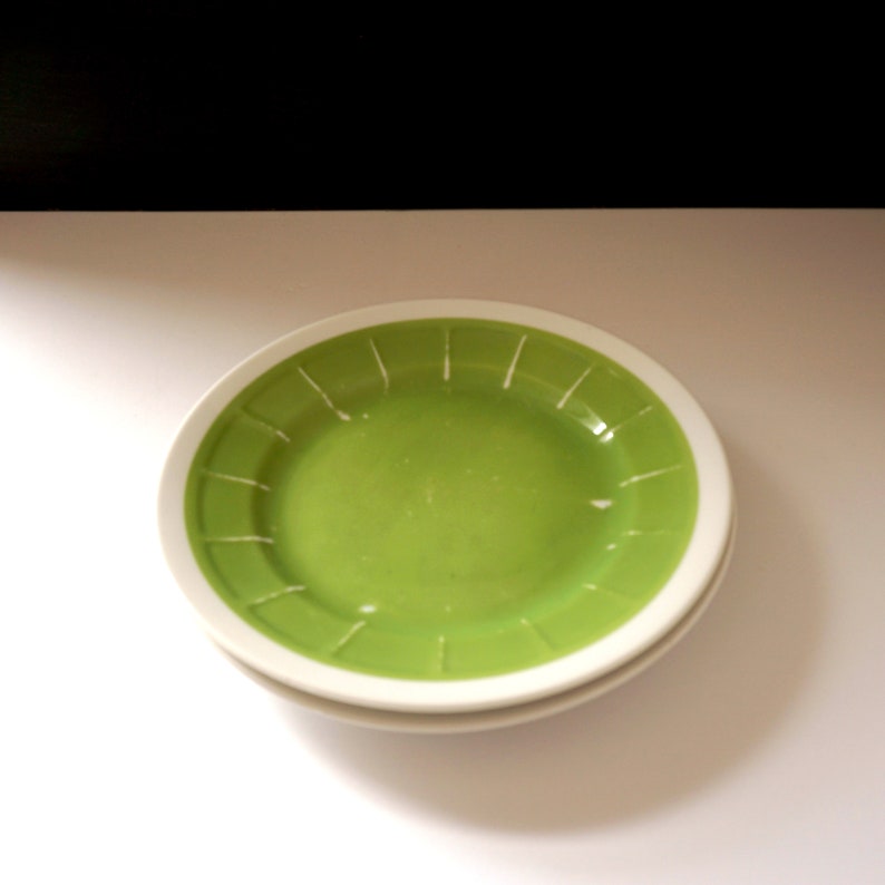 Vintage Green Dinnerware Victoria China Czechoslovakia 1940s | Etsy