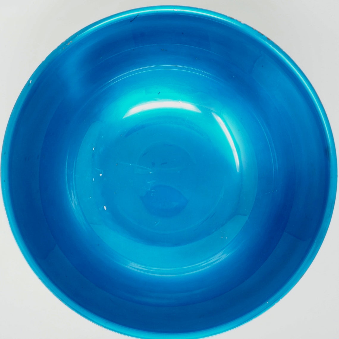 Vintage Bowl Electroplated Blue Silver Toned Metal Bowl Paul - Etsy