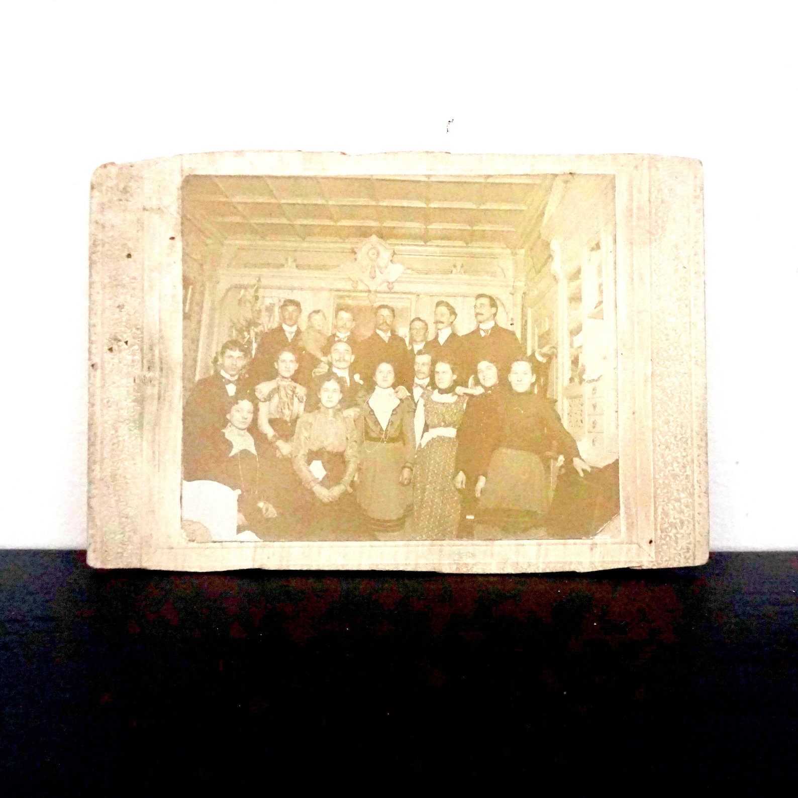 Antique Family Photograph Blattler Family Holiday Photo Early 1900s ...